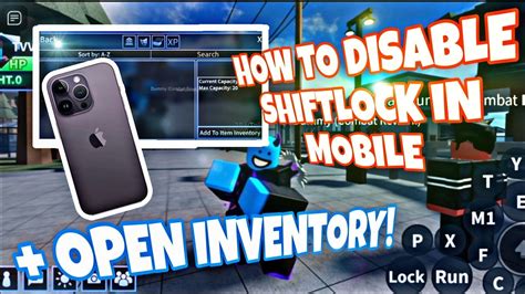AUT HOW TO DISABLE SHIFTLOCK IN MOBILE OPEN INVENTORY YouTube