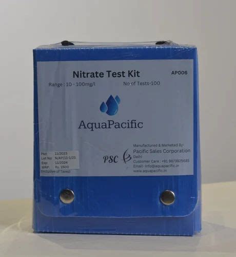 Aqua Pacific Nitrate Test Kit Packaging Type Box At ₹ 1500 Piece In New Delhi