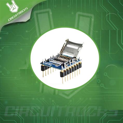 Circuitrocks Mp3 Micro Sd Card Sound Wtv020 Module Arduino Compatible