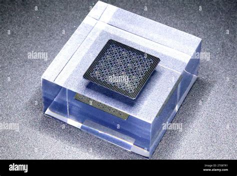 Wako Japan 5th Oct 2023 A 64 Qubit Chip Of The New Superconducting Quantum Computer Is Wako Japan 5th Oct 2023 A 64 Qubit Chip Of The New Superconducting Quantum Computer Is