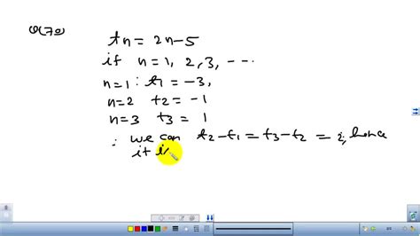 ⏩solved determine whether the given sequence is arithmetic … numerade
