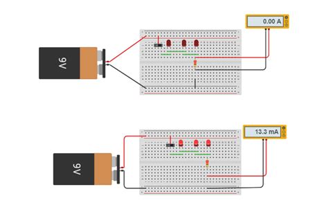 Circuit Design Ejercicio 1 Puntos 1 Y 3 Tinkercad