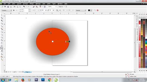 Cara Memberikan Efek Bayangan Objek Di CorelDRAW Tutorial Belajar