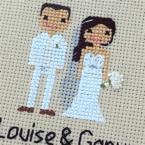 Cross Stitch Portrait Hobbies And Toys Stationery And Craft Art And Prints