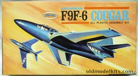 Aurora 182 Grumman F9f 6 Cougar F9f6 293 50