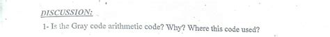 Answered Is The Gray Code Arithmetic Code Bartleby