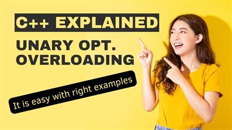 Unary Operator Overloading C Simply Explained Youtube
