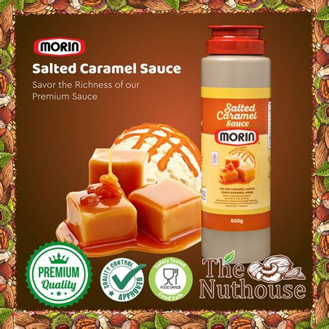 Jual Morin Salted Caramel Sauce Tube 650gr Shopee Indonesia