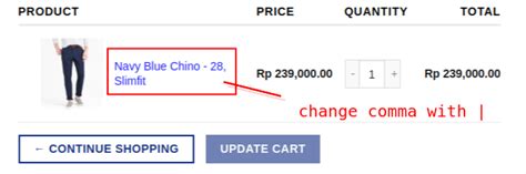 php replace a certain character in woocommerce cart item variations