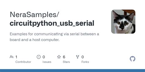 Github Nerasamplescircuitpythonusbserial Examples For