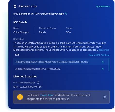 Threat Monitoring Rubrik
