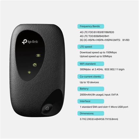 Tp Link 4g Lte Mifi Portable Wi Fi For Travel Unlocked Mobile Wi Fi