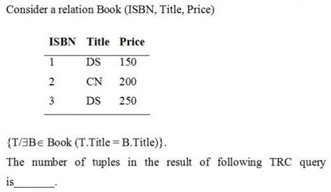 Databases Relational Calculus
