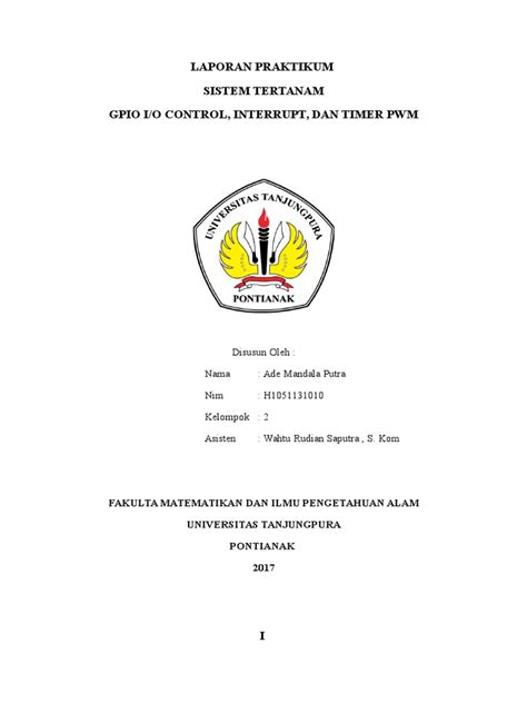 Laporan Praktikum Gpio Interupsi Dan Timer Counter Pdf