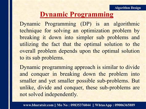 Algorithm Design Technique Pptx