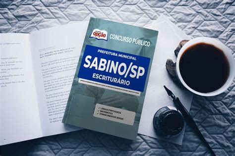 Apostila Prefeitura Sabino Sp Escriturário Solução Cursos E Concursos