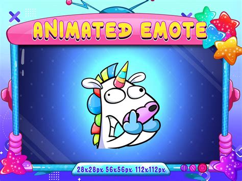 Unicorn Fuck Animated Emote Animated Unicorn Fuck Twitch Discord Youtube Emote Cute Unicorn