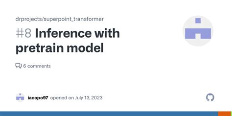 Inference With Pretrain Model · Issue 8 · Drprojectssuperpointtransformer · Github