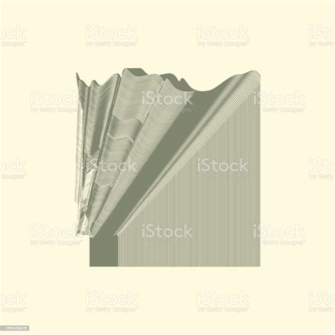 물결 모양의 선과 추상적 인 배경 동적 효과 벡터 그림입니다 표지 디자인 템플릿을 참조하십시오 포스터 카드 커버 엽서 라벨