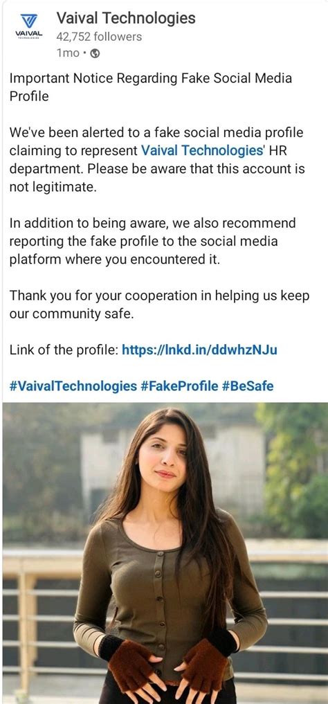 Waleed Ahmad On Linkedin Everyone Be Aware Of This Profile Its Fake Vaival Technologies Already