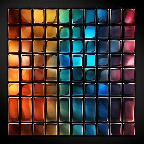 Premium Photo Background Of Rectangular Grids Polished Stainless Steel Material Embedded