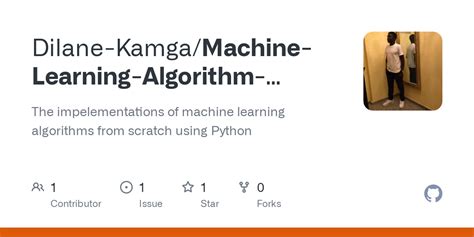 Github Dilane Kamgamachine Learning Algorithm From Scratch The