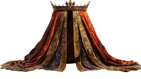 Premium Photo Opulent King Mantle Majestic Robe Fit For Royalty On