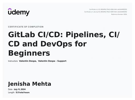 Jenisha Mehta On Linkedin Gitlab Devops Gitlab Udemy