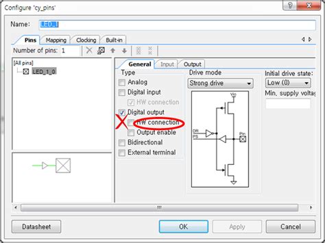 TRY의 MCU 세상 PSOC Psoc4 GPIO OUTPUT IN OUT Test 1 2