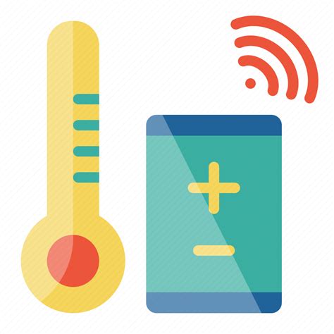Thermometer Sensor Internet Smart Temperature Phone Control Icon Download On Iconfinder