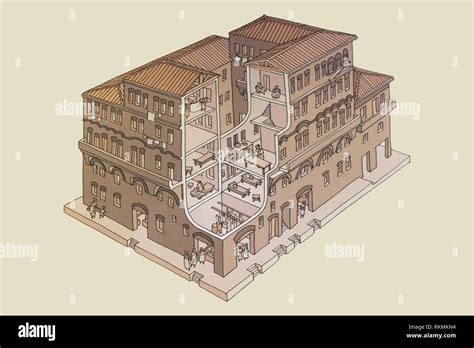 Insulae Rome Banque Dimage Et Photos Alamy