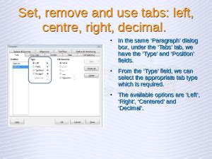 Word Processing Formatting Text Good Practice