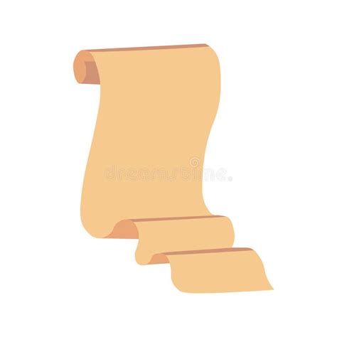 Old Paper Scroll Vector Set Retro Document Script With Copyspace