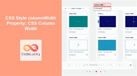 Css Style Columngap Property Css Column Gap Codelucky