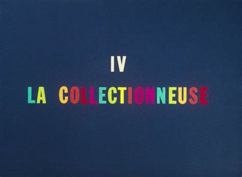 La Collectionneuse 1967 Éric Rohmer Opening Titles