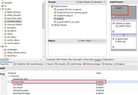 Fsp Stack Littlefs Bug Thread Safe Enabled Forum Ra Mcu