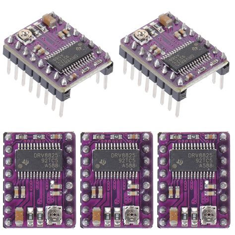 Worgeous 5pcs Heat Sink Driver Module Stepper Motor Driver 3d Printer Part Stepper Motor Driver