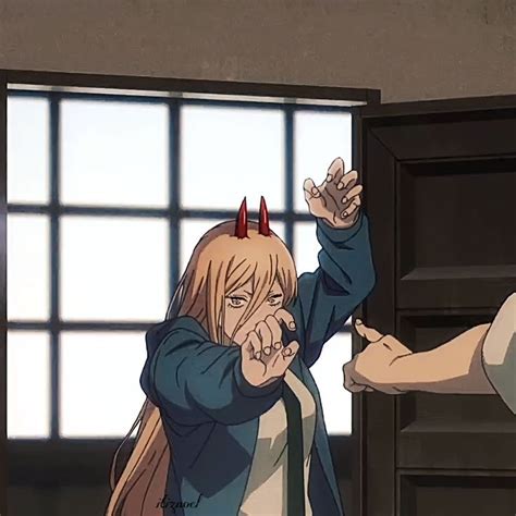 Denji X Power Icon Personajes De Anime Dibujos Animados Bonitos Garabatos Lindos