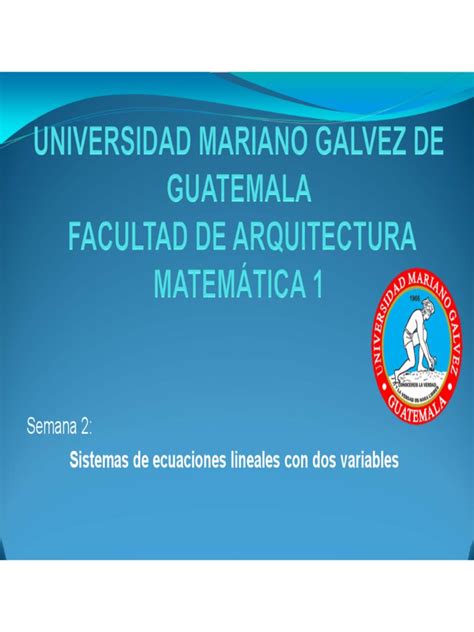 sistemas de ecuaciones lineales con dos variables pres descargar