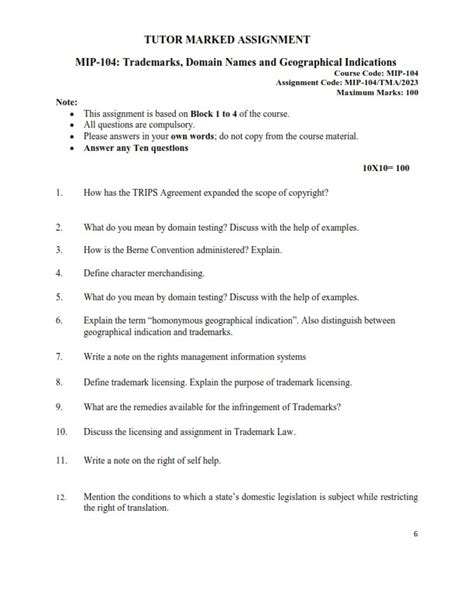 IGNOU MIP Solved Assignment English Medium IGNOU Solved Assignment