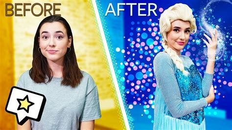 Transforming Myself Into Elsa For The Day Youtube