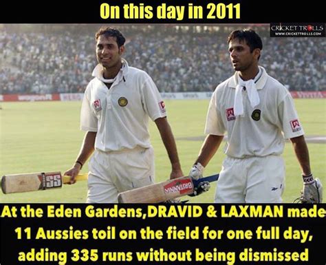 On 14th March 2001 Vvs Laxman And Rahul Dravid Scripted A Historic Test