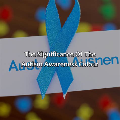 What Is The Color For Autism Awareness