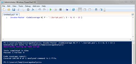 New Feature In Pester 30 Code Coverage Metrics