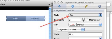 Iphone Uisegmentedcontrol Like In Itunesapp Store Apps Stack Overflow