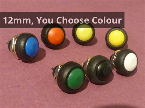 Momentary Push Button Switch 12mm Hole Size Buy Miscellaneous Gogo