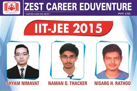 JEE Main Result Zest Career Eduventure Pvt Ltd