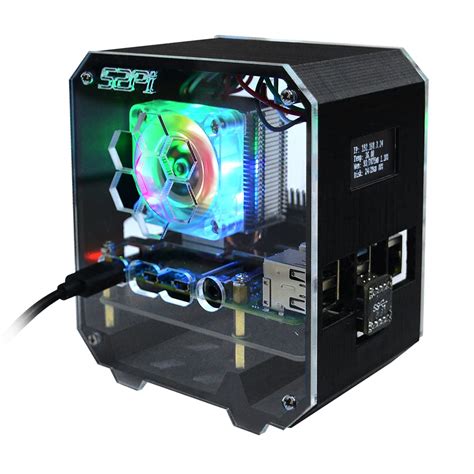 Geeekpi Raspberry Pi Mini Tower Nas Kitraspberry Pi Ice Tower Cooler With Raspberry Pi Ice