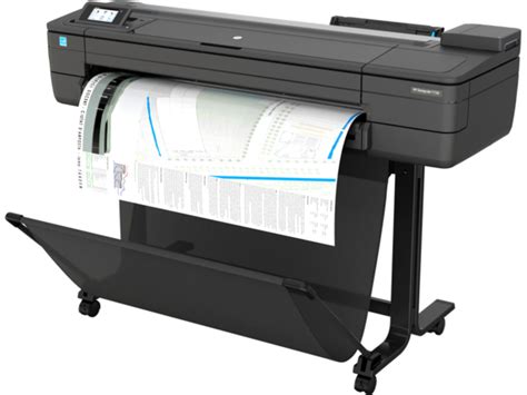 HP DesignJet T Inch Large Format Plotter Printer Up To A Size With Mobile Printing
