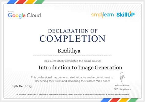 Adithya Bhaskar On Linkedin B Adithya Has Successfully Completed The Introduction To Image